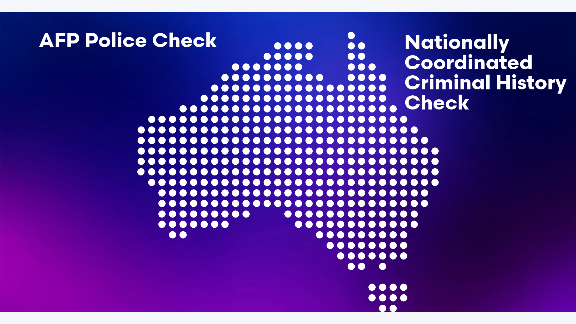 National Police Check - AFP Police Check & NCCHC Online | Fast, Secure ...